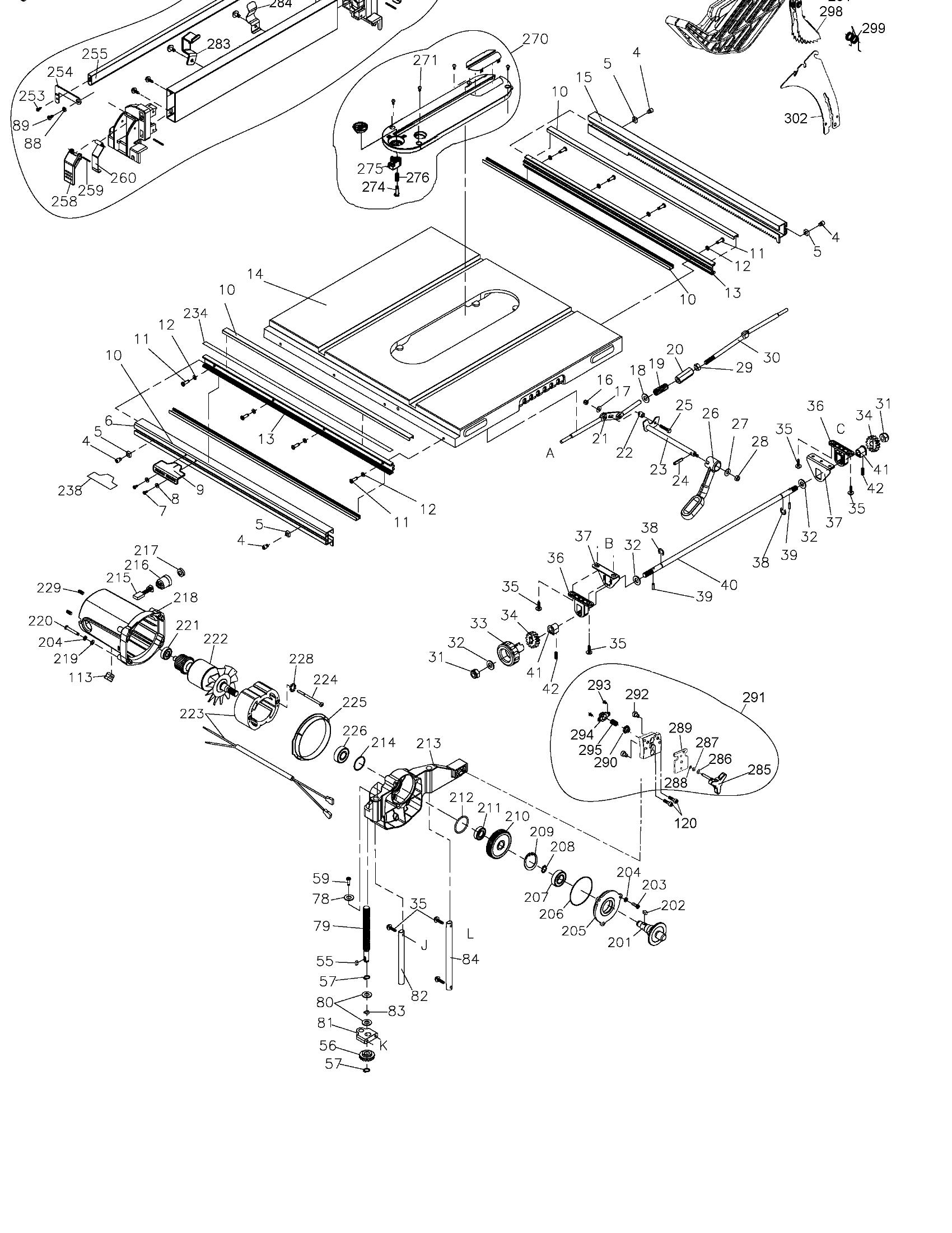 Parts for DW745 TYPE 2 | Powerhouse Distributing