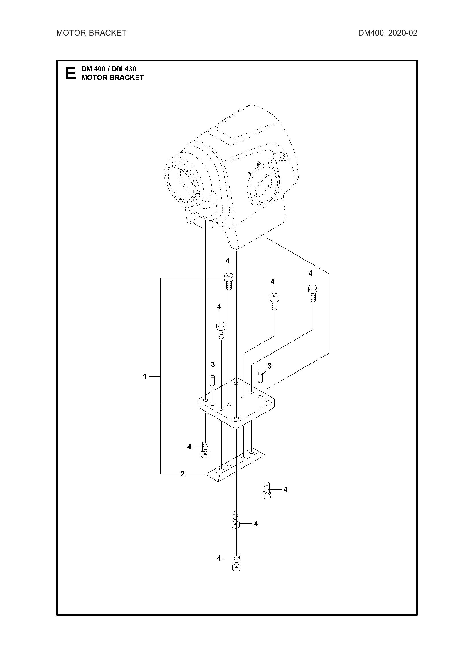 Parts for DM400 2020-02 | Powerhouse Distributing