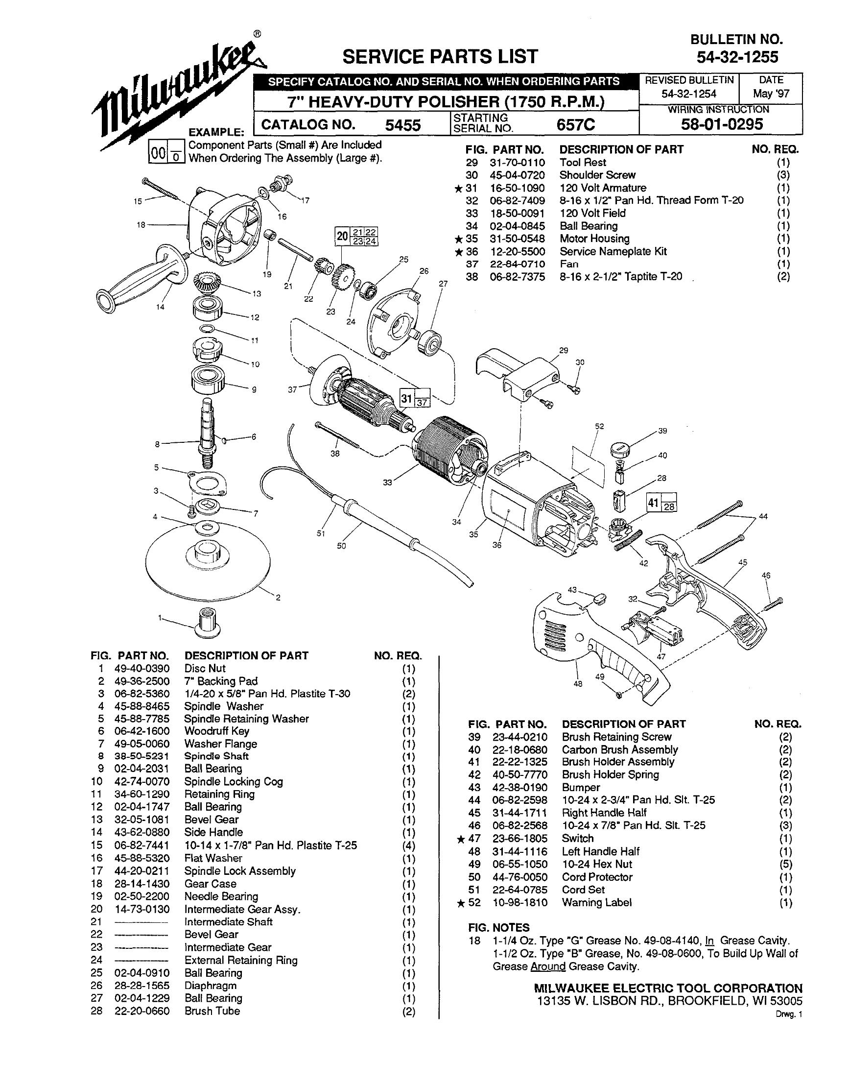 Parts for 5455 (SER 657C) | Powerhouse Distributing